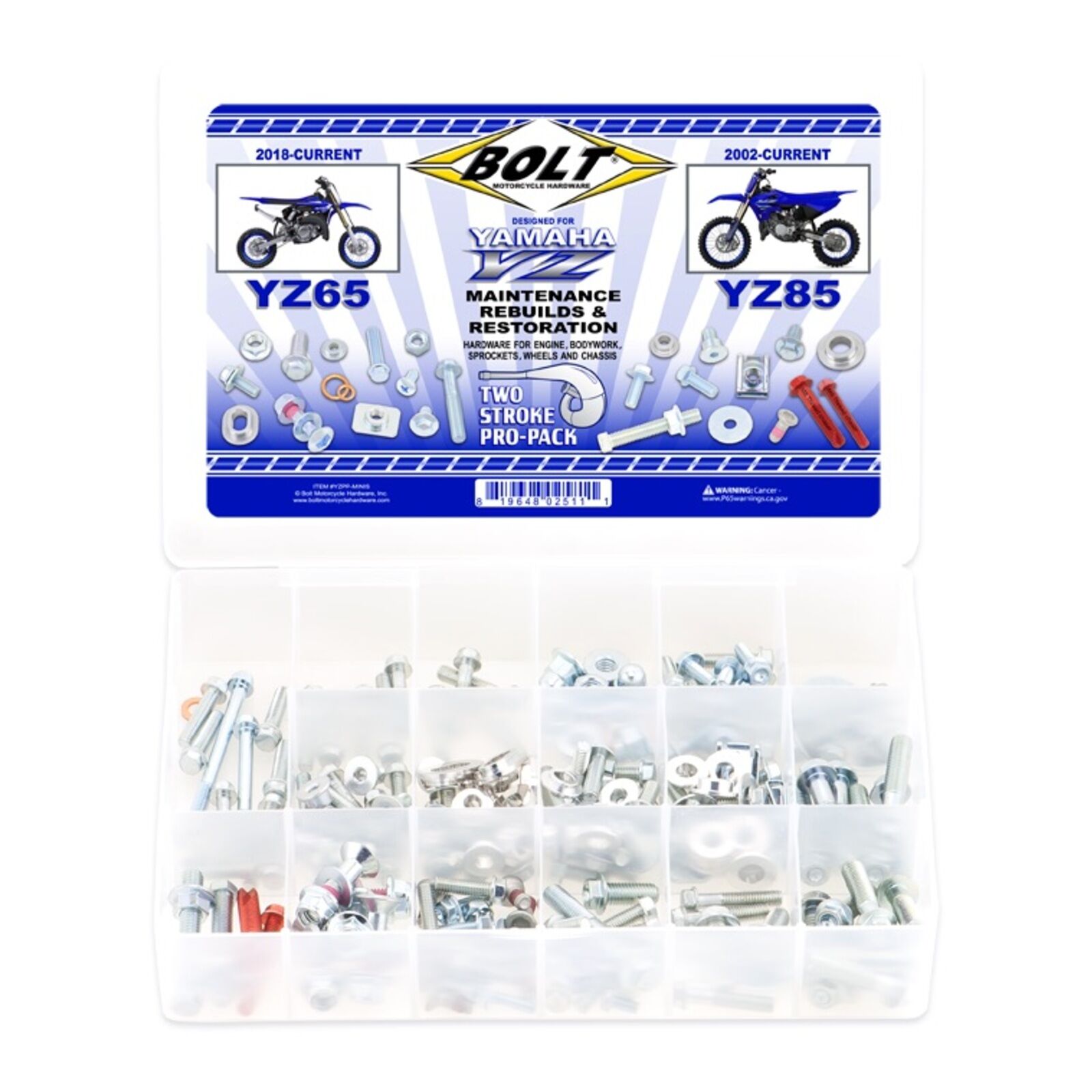 Bolt 2-Stroke Pro Pack for Yamaha Minis '18+ YZ65 '02+ YZ85