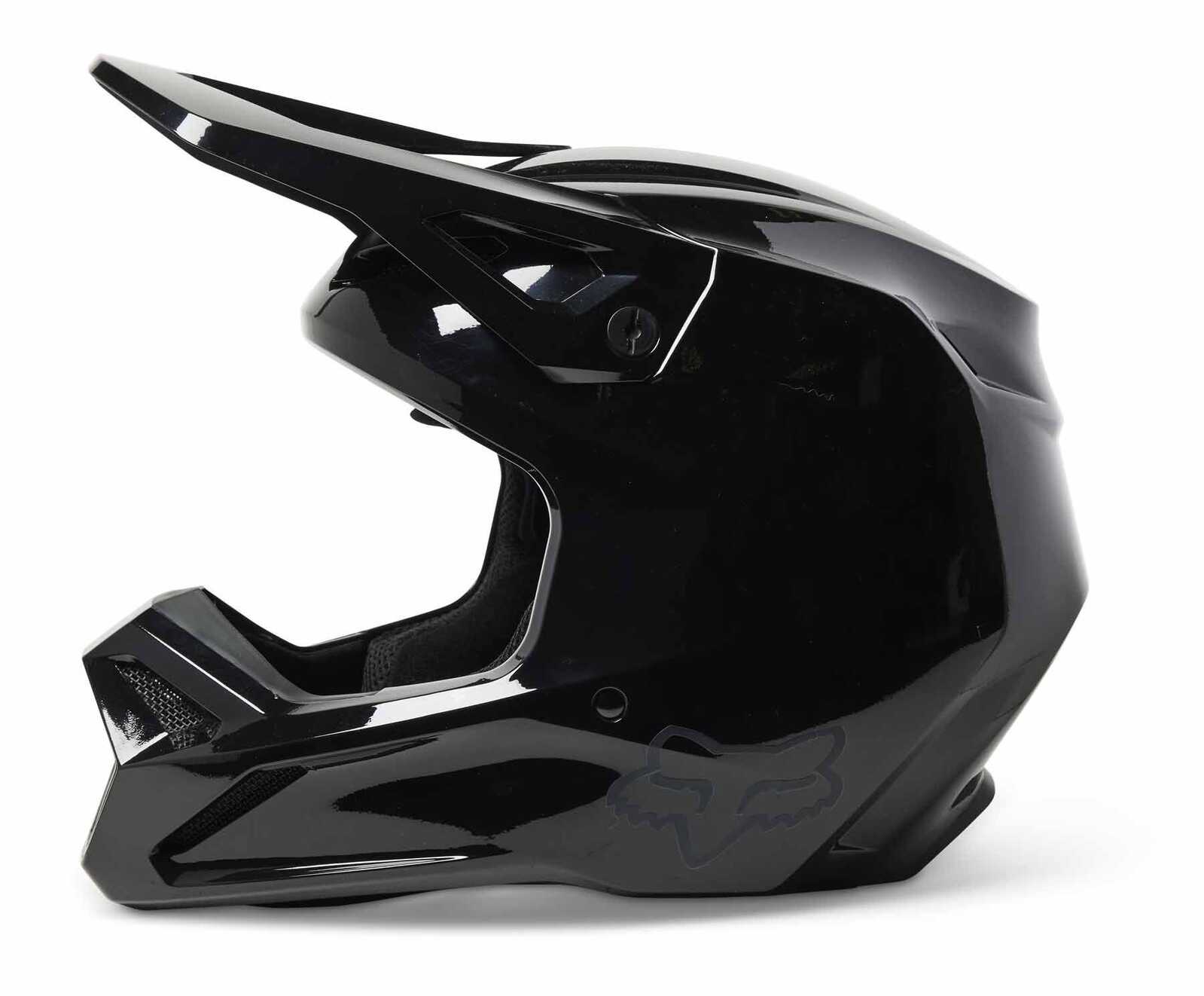 Fox MX23 V1 Helmet Solid Black